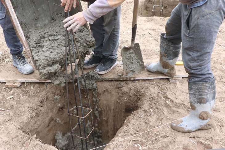 Con la construcción de cimientos, avanza la obra de la nueva Escuela ...