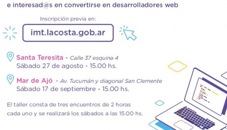 El Instituto Municipal de Tecnología abrió la inscripción para un taller gratuito de ...