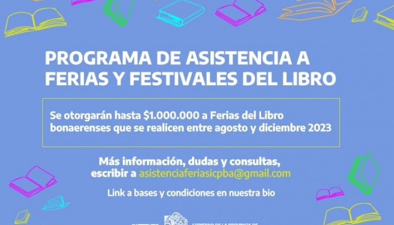 La Provincia acompañará la realización de Ferias y Festivales del Libro ...
